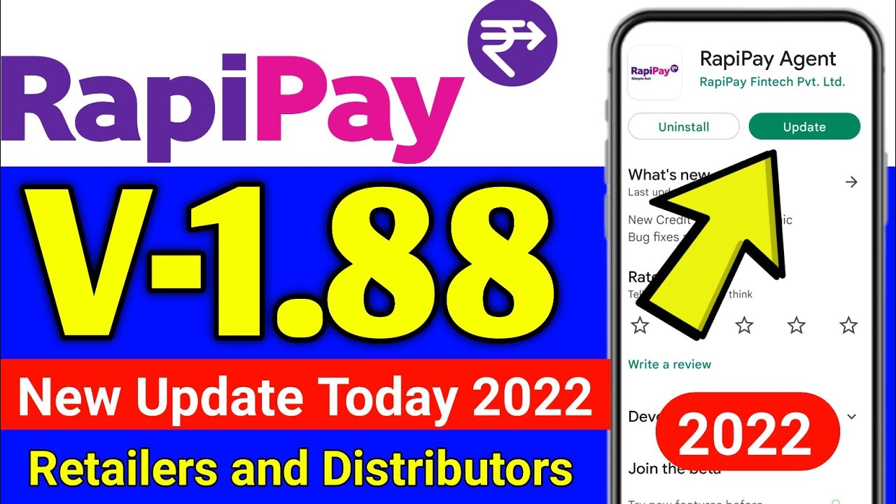 RapiPay New Update 2022 || Rapipay New Update for all User V 1.88 2022 ...