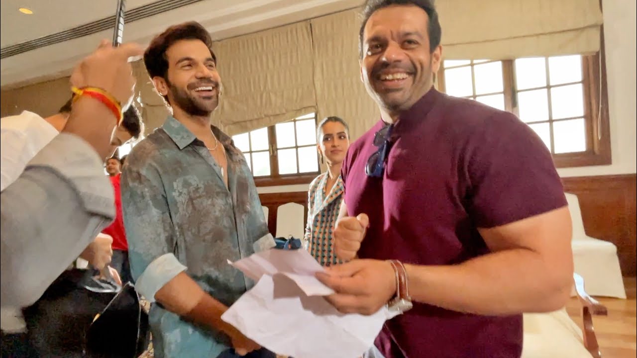 Shooting with Raj Kumar Rao - YouTube