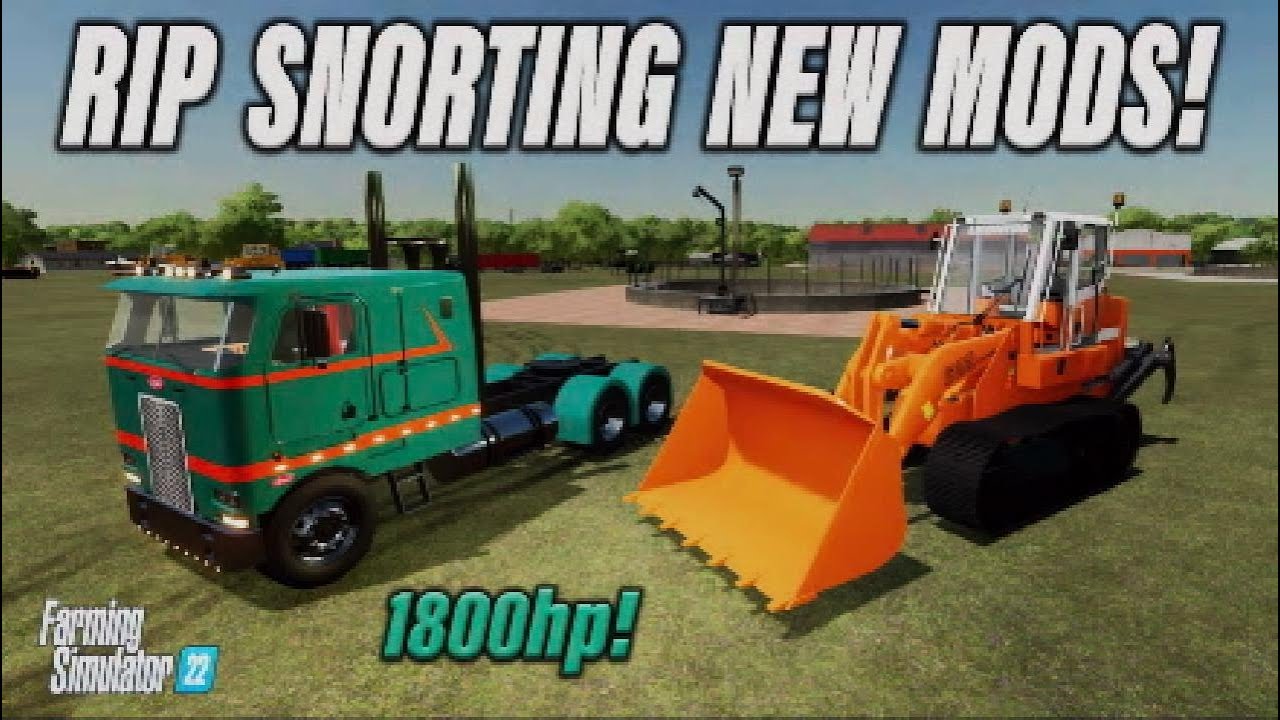 FS22 | RIP SNORTING NEW MODS! | (Review) Farming Simulator 22 | PS5 ...