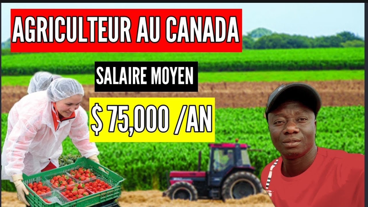 Vivre au Canada, Travailler comme Agriculteur et Gagne $75,500 - YouTube