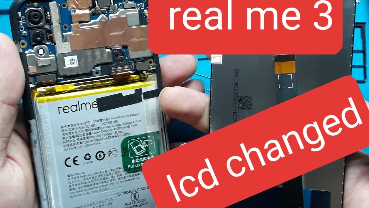 Real Me 3 Lcd Screen Replacement/Restore Broken Phone/ - YouTube