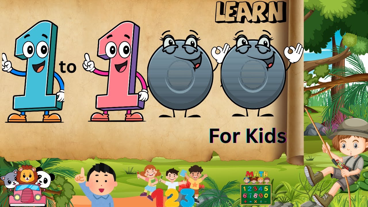 Counting 1 to 100 with Farm Animals 🐄🚜 | Fun Farm Theme Numbers for ...