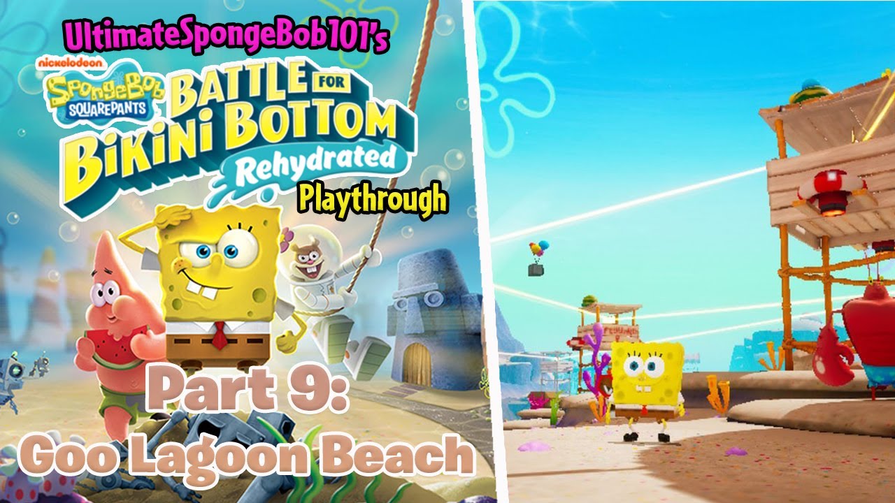 Goo Lagoon Beach | SpongeBob: Battle for Bikini Bottom - Rehydrated ...