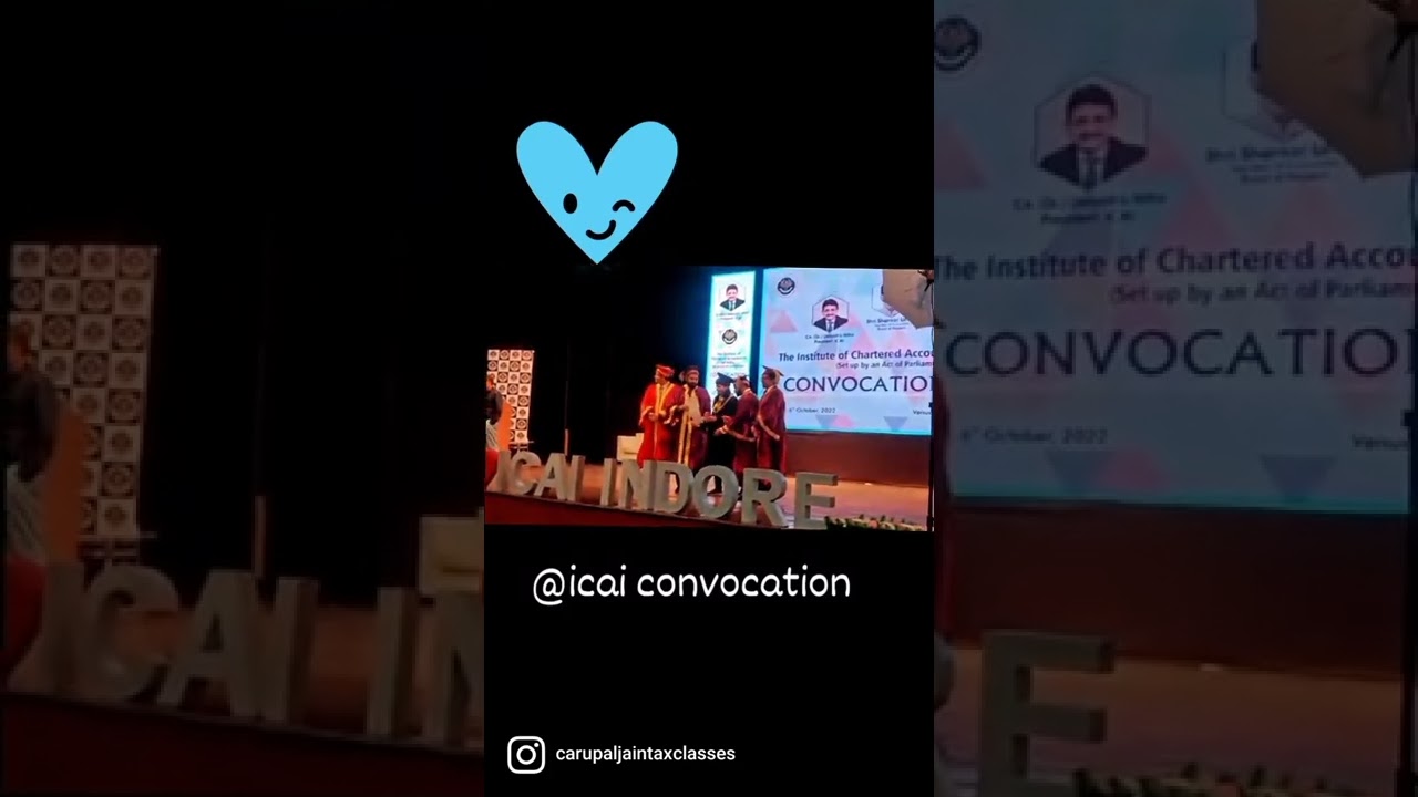 ICAI CONVOCATION 2022 INDORE - YouTube