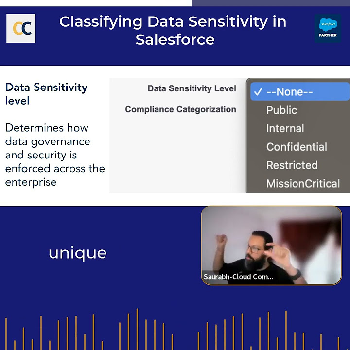 How can you classify data sensitivity in Salesforce? - YouTube