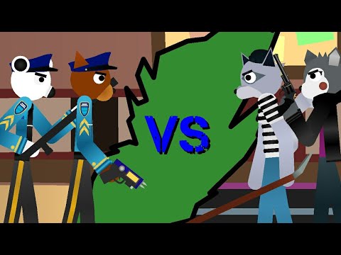 Officer Doggy and Poley VS Rash and Willow Remastered (Piggy Book 2 ...