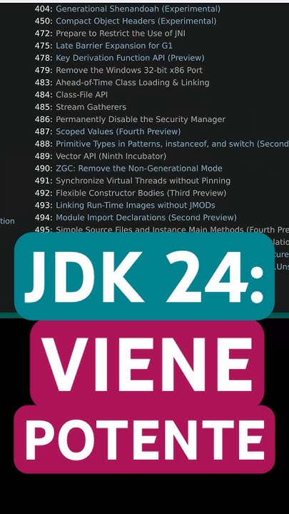 📰 JDK 24: ¿qué novedades traerá? - YouTube