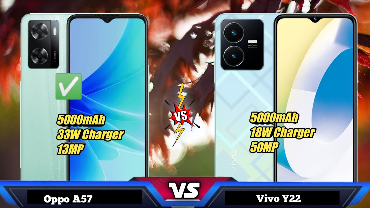 Vivo Y22 vs Oppo A57 - YouTube