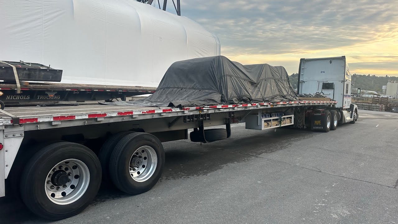 OTR Flatbed Trucking #383. Fastest unload ever. - YouTube