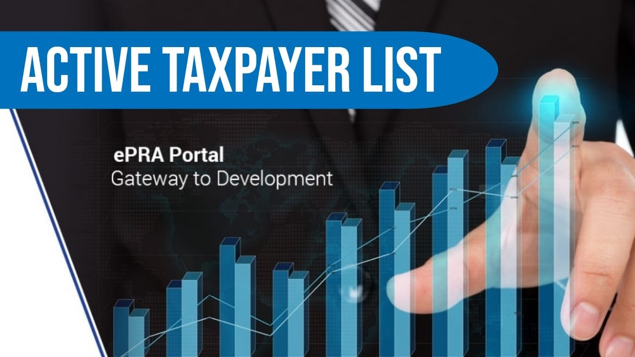 ACTIVE TAXPAYER LIST IN PRA II ATL II CHECK FILER STATUS IN SALES TAX ...