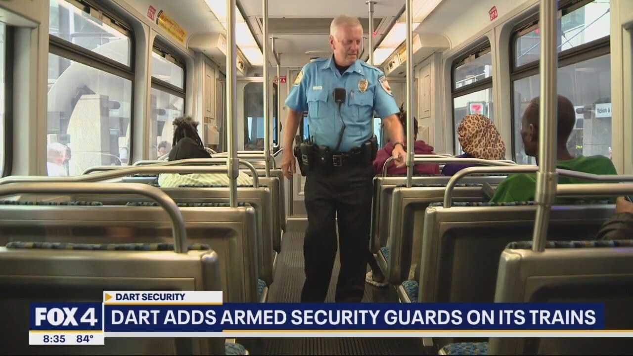 DART trains will soon have armed security guards - YouTube