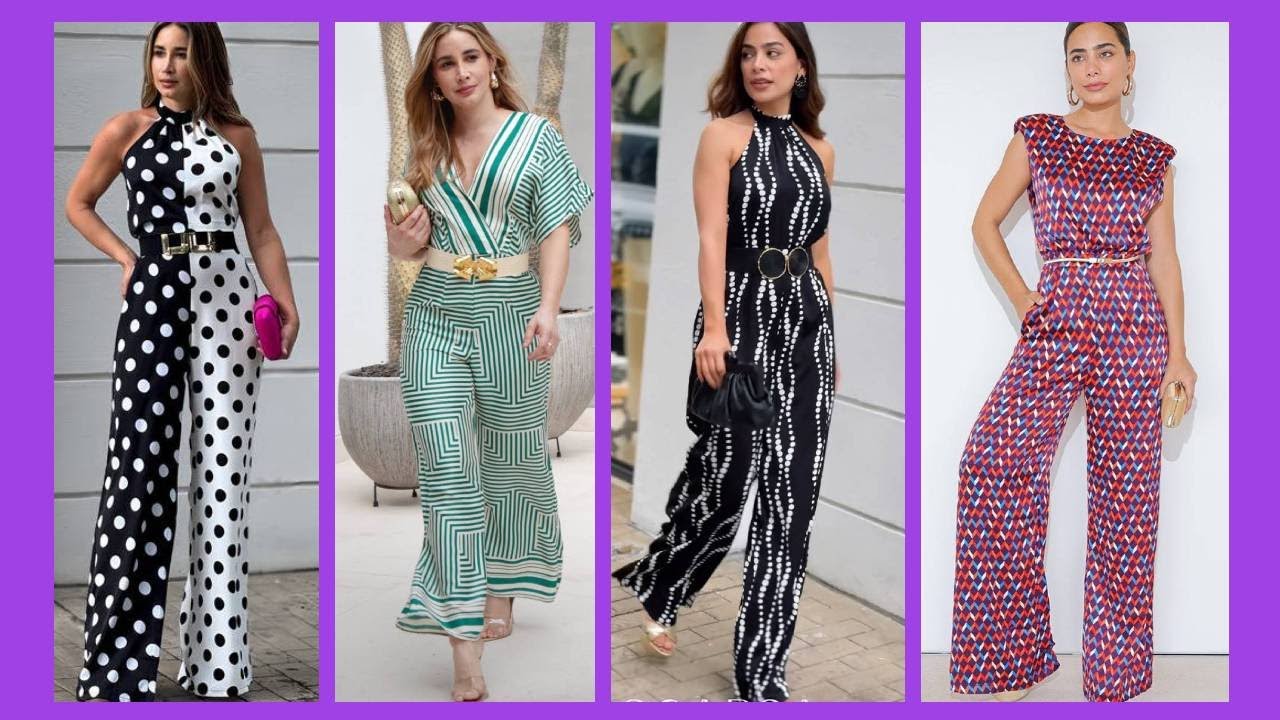 ENTERIZOS/JUMPSUITS ESTAMPADOS 2025: UN LOOK IMPACTANTE - IDEAS E ...