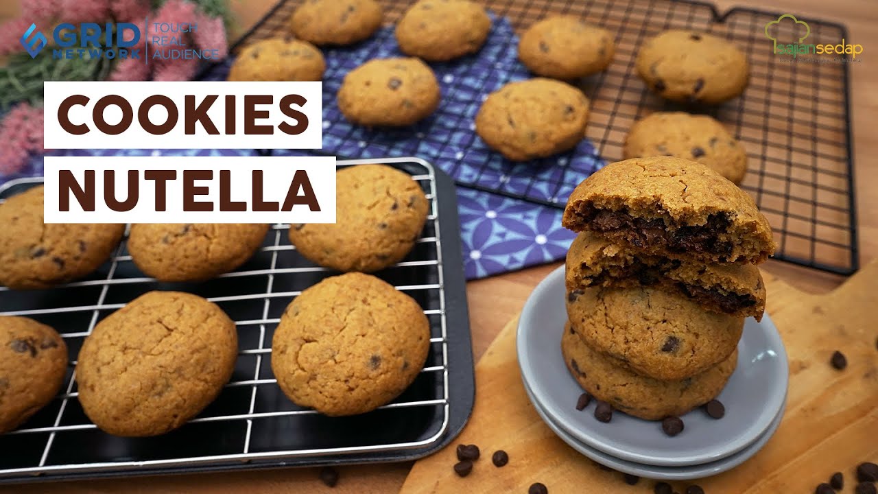 Resep Cookies Nutella yang Isiannya Meleleh, Bikin Ketagihan! - YouTube