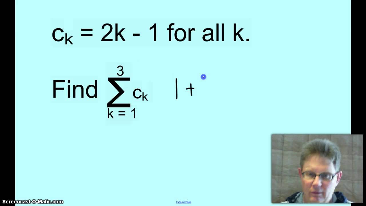 Definite Integrals pt 1-Sigma Notation - YouTube