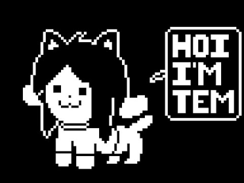 UNDERTALE:Fighting Temmie - YouTube