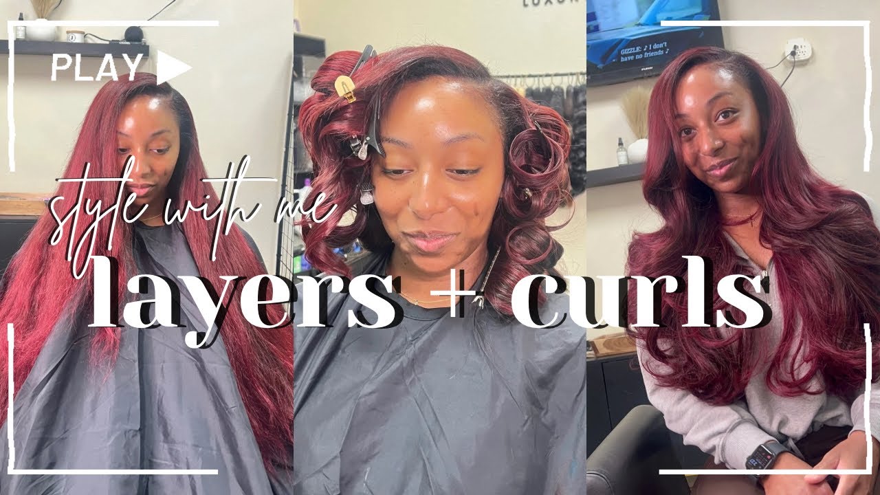 Layer + curling tutorial | layering extensions | body curls - YouTube