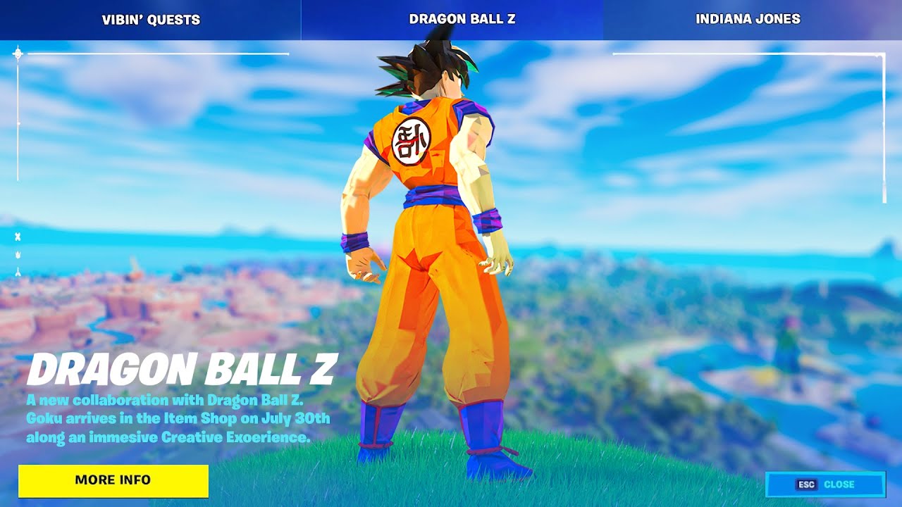 Dragon Ball Z Fortnite Leaks - YouTube