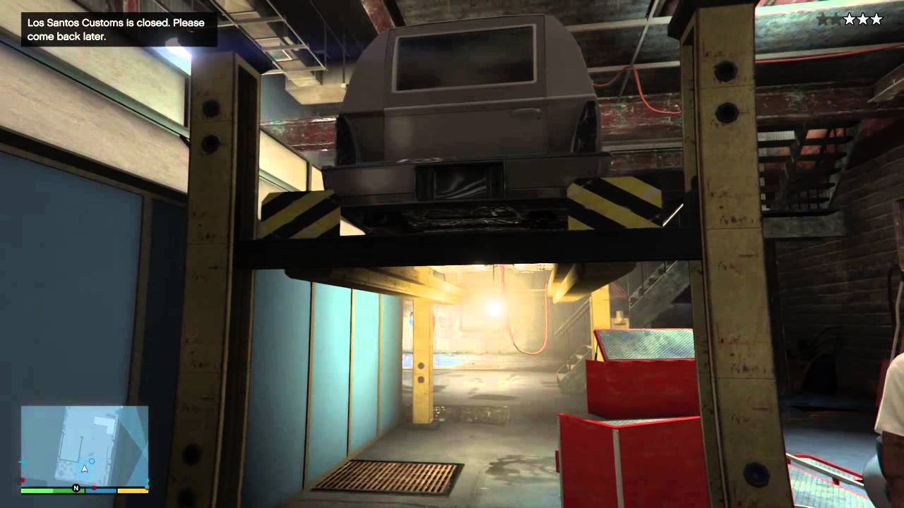 GTA 5 - Los Santos Customs Interior - EASTER EGG - YouTube
