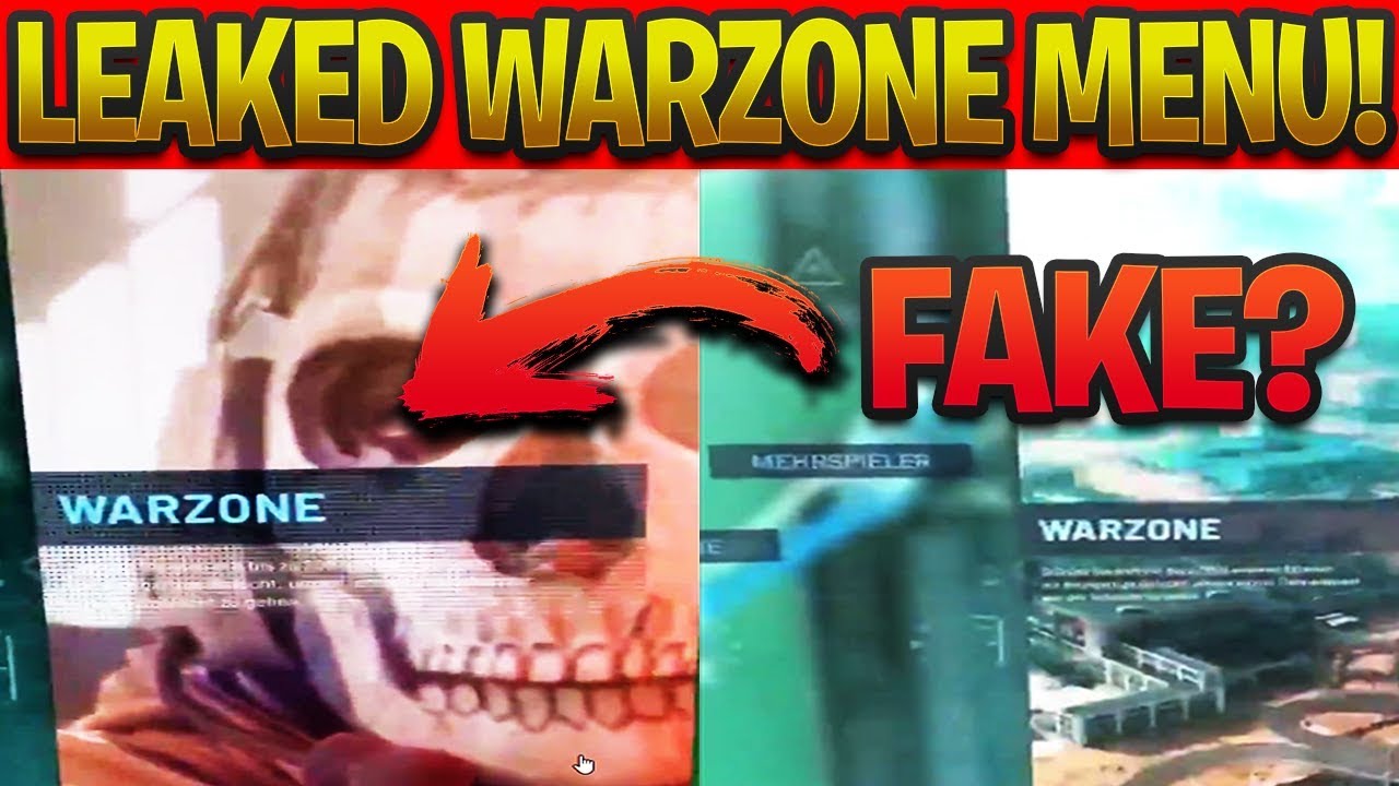 WarZone LEAKED Menu Slice and POTENTIAL Release Date - Modern Warfare ...