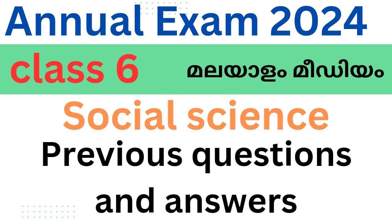 class 6 Social science Annual exam question paper with answers 2022-23 ...