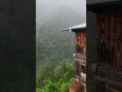 Artvin Yusufeli Taşkıran Köyü'nde sağanak yağmur etkili oluyor manzara efsane #taşkıranköyü