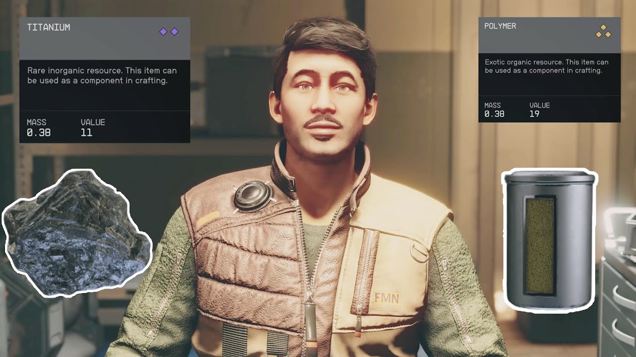 STARFIELD - How To Farm Polymer and Titanium All In One Place Vendor ...