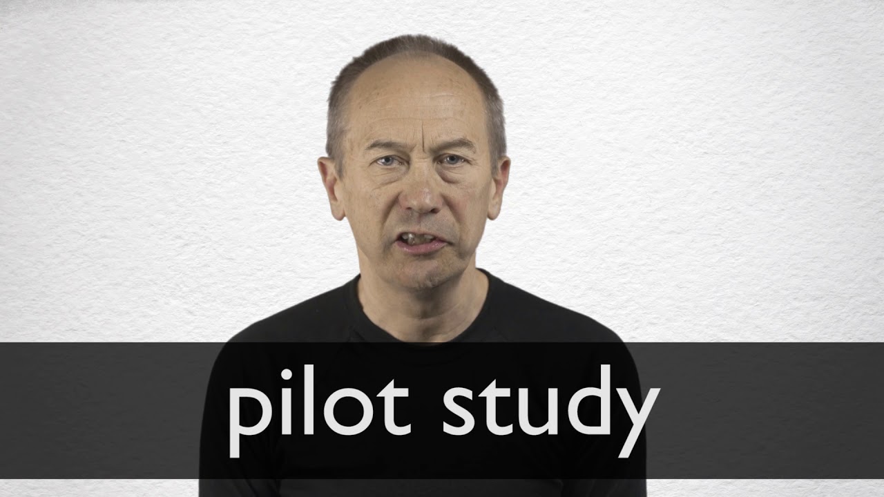 How to pronounce PILOT STUDY in British English - YouTube