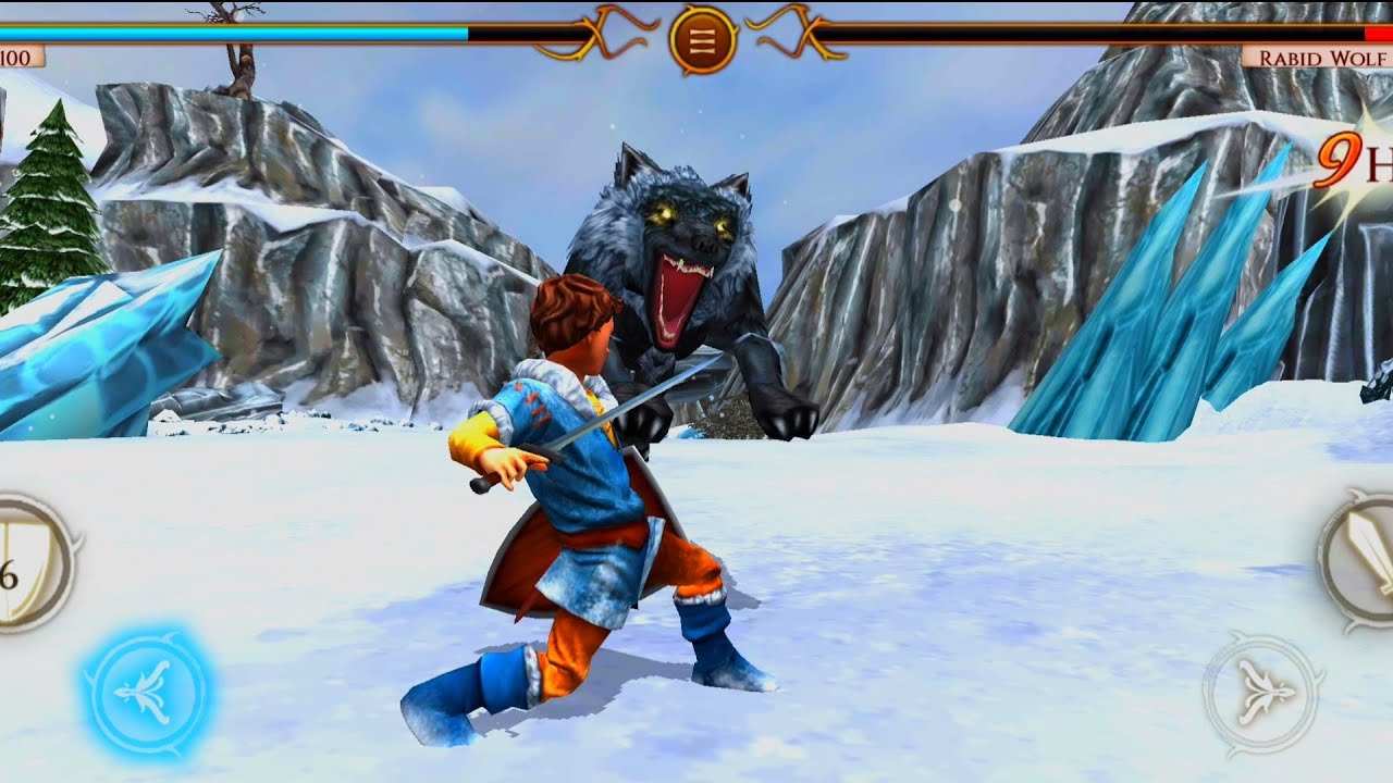 BEAST QUEST - GAMEPLAY WALKTHROUGH | DEFEAT 8 RABID WOLF | #2 | - YouTube