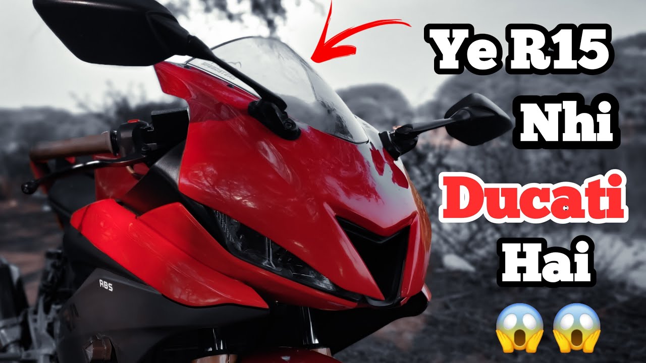 Fully loaded R15 v3 looks like Ducati 🔥😱 - YouTube