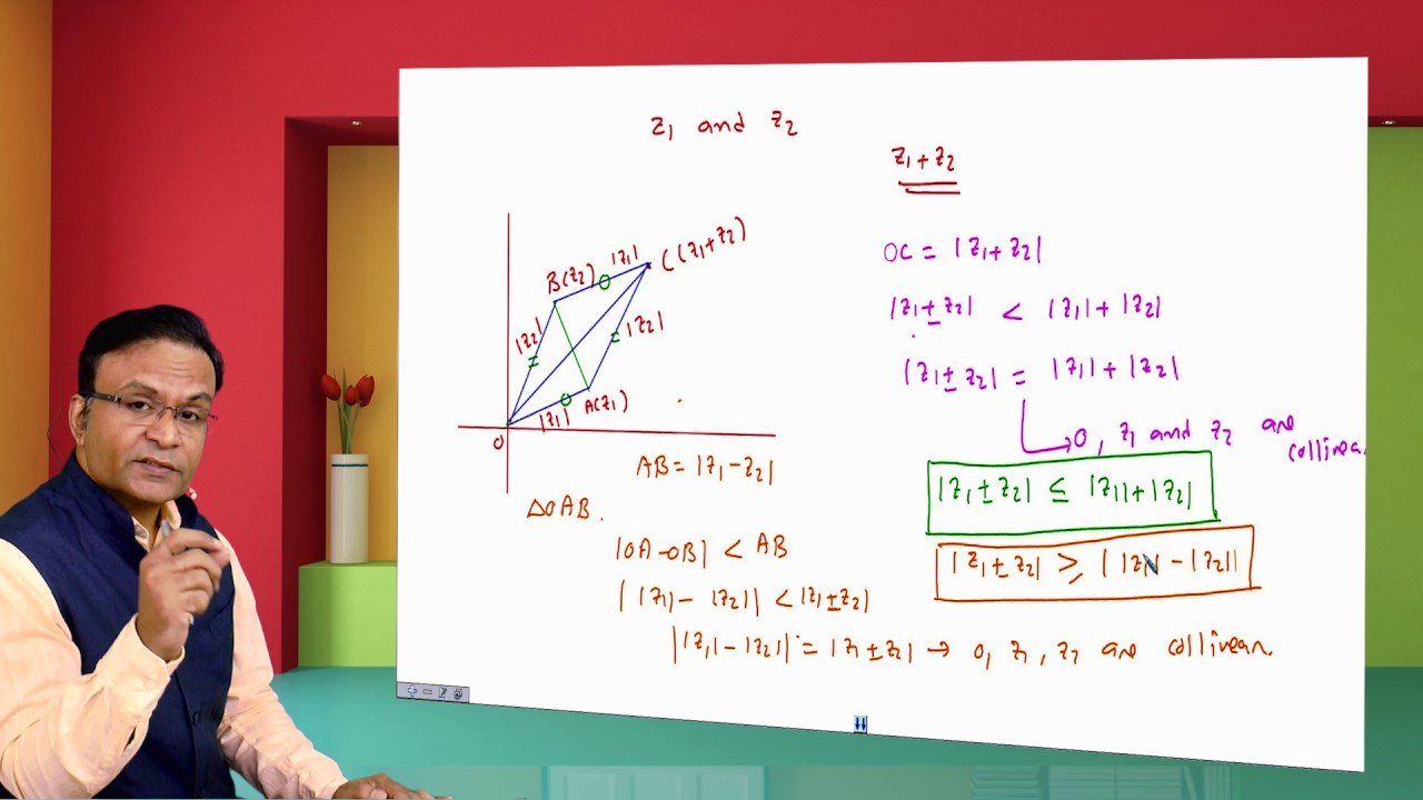 Complex numbers inequalities| JEE Main + Advanced Video lectures by Ghanshyam Tewani | Cengage ...