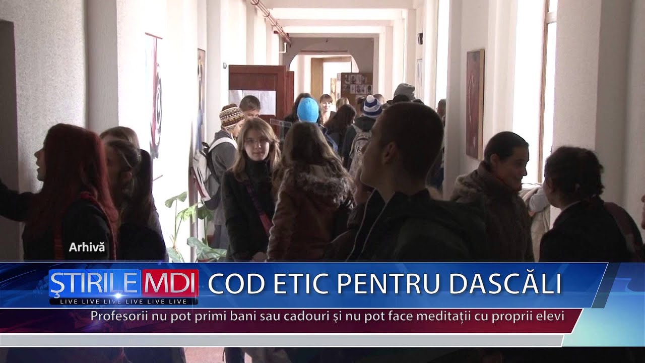COD ETIC PENTRU DASCALI - MDI TV - YouTube