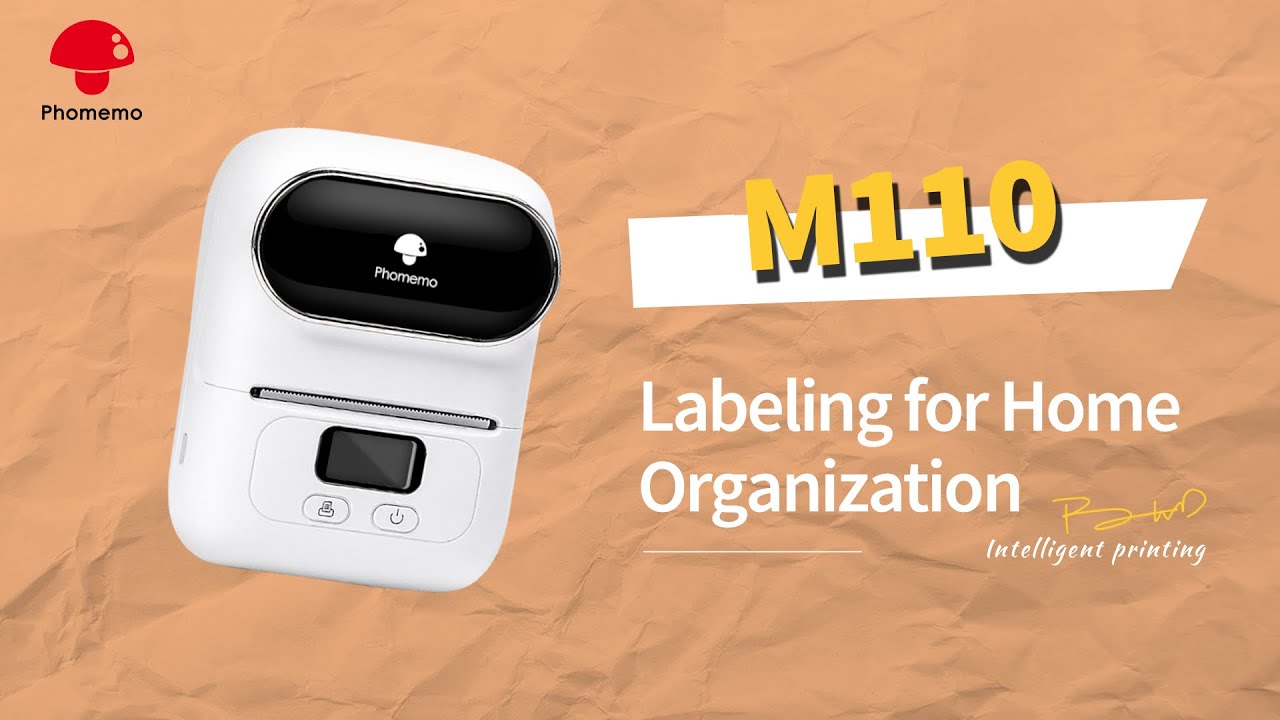 How to Use Phomemo Label Maker M110? Design and Print Labels for Home ...