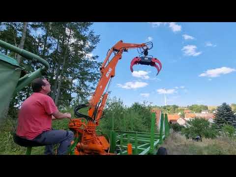 Rückewagen (Atlas Kran)