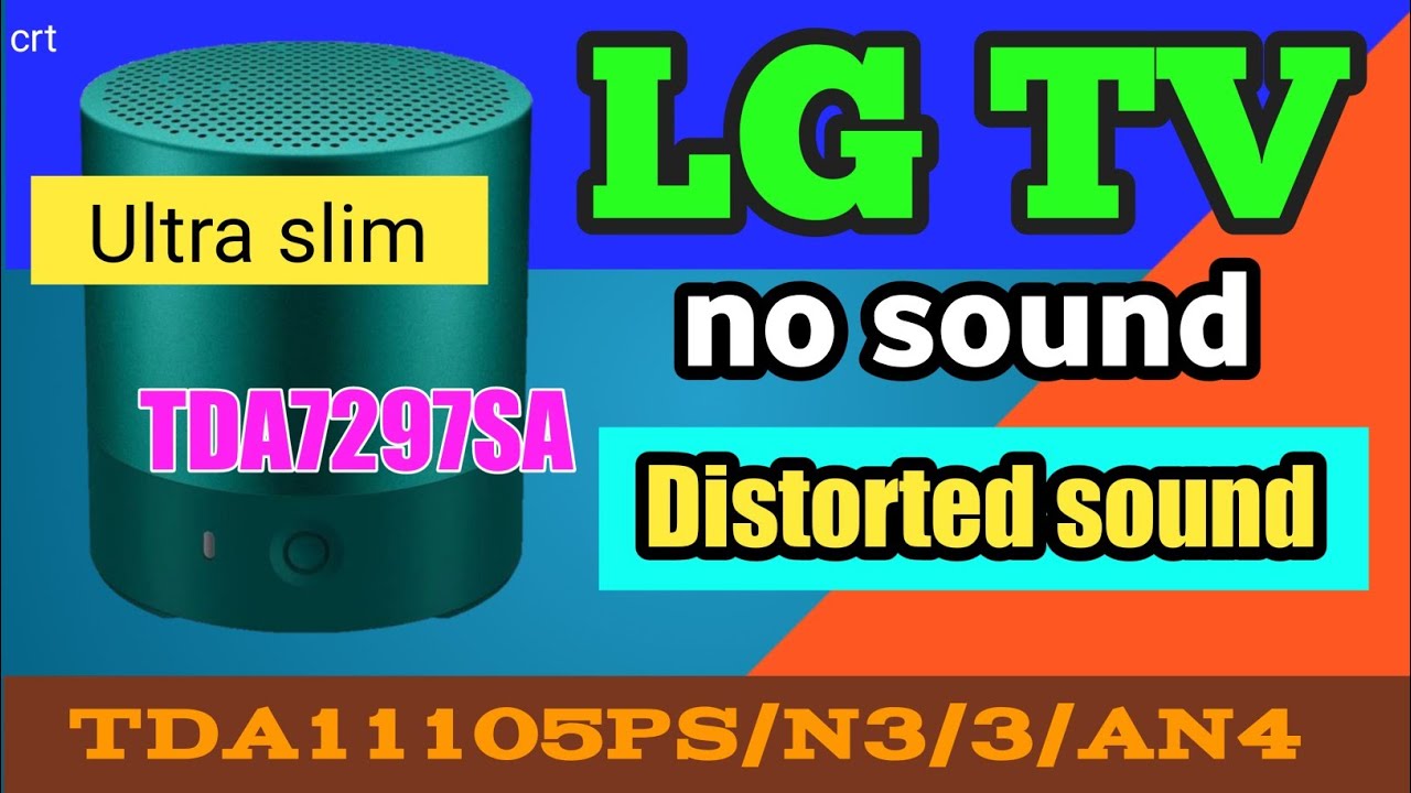 #Lgtv# No_sound. How to repair lg tv no sound problem. - YouTube