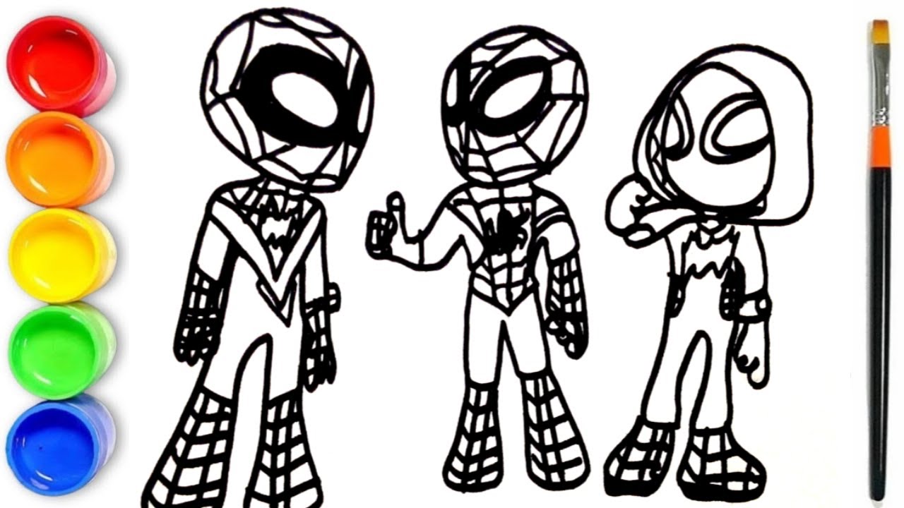 How to Draw Spidey and His Amazing Friends Characters | Spidey and His ...