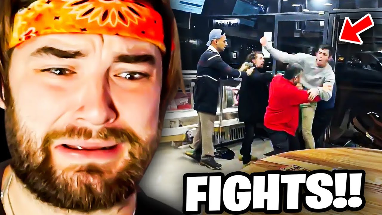 KingWoolz Reacts to FAST FOOD FIGHTS CAUGHT ON CAMERA!! | A&E - YouTube