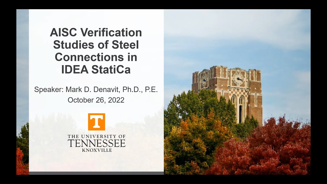 AISC Verification studies of steel connection design in IDEA StatiCa ...