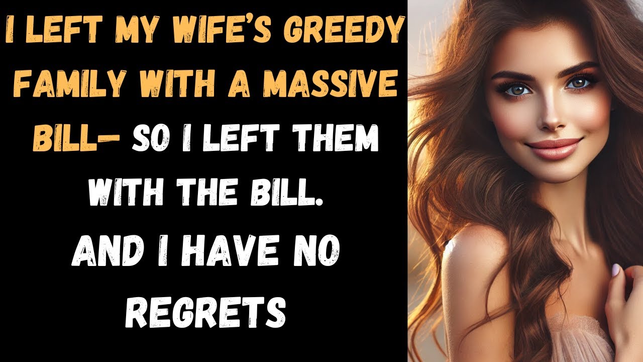 I Left My Wife’s Greedy Family With a Massive Bill— And I Have No ...