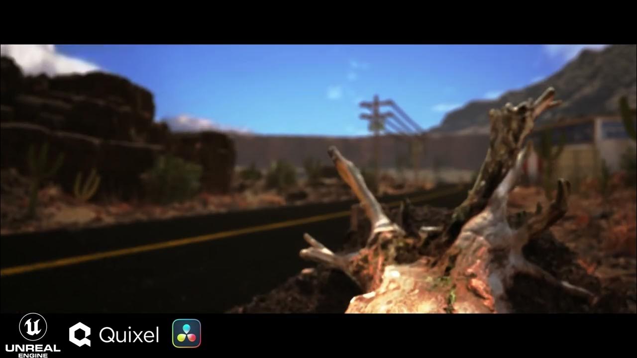 Desert Road | Unreal Engine 5 | DaVinci Resolve | Quixel Megascans - YouTube