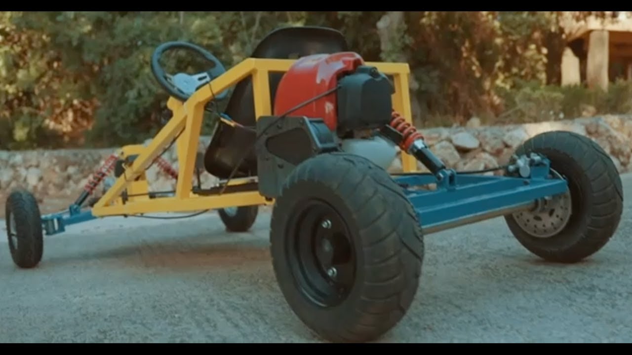 Go-Kart 50cc, Design & Build - YouTube