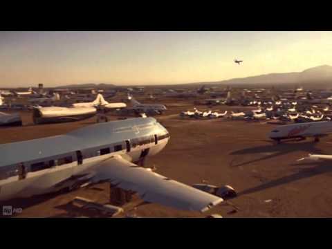 CHANNEL 4 IDENT 2010 Aircraft Graveyard - YouTube