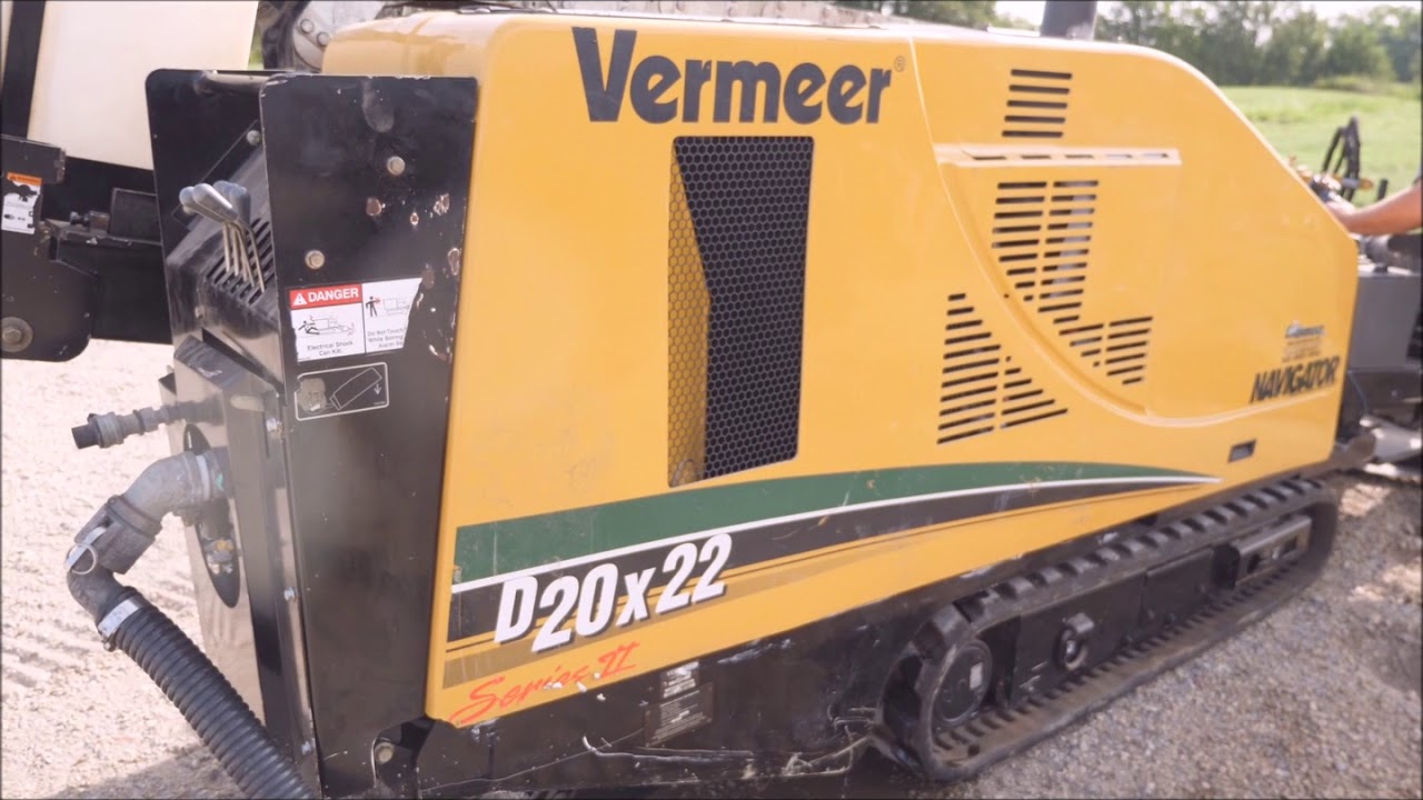 2014 Vermeer D20x22 Series II - Equipment Demonstration - YouTube