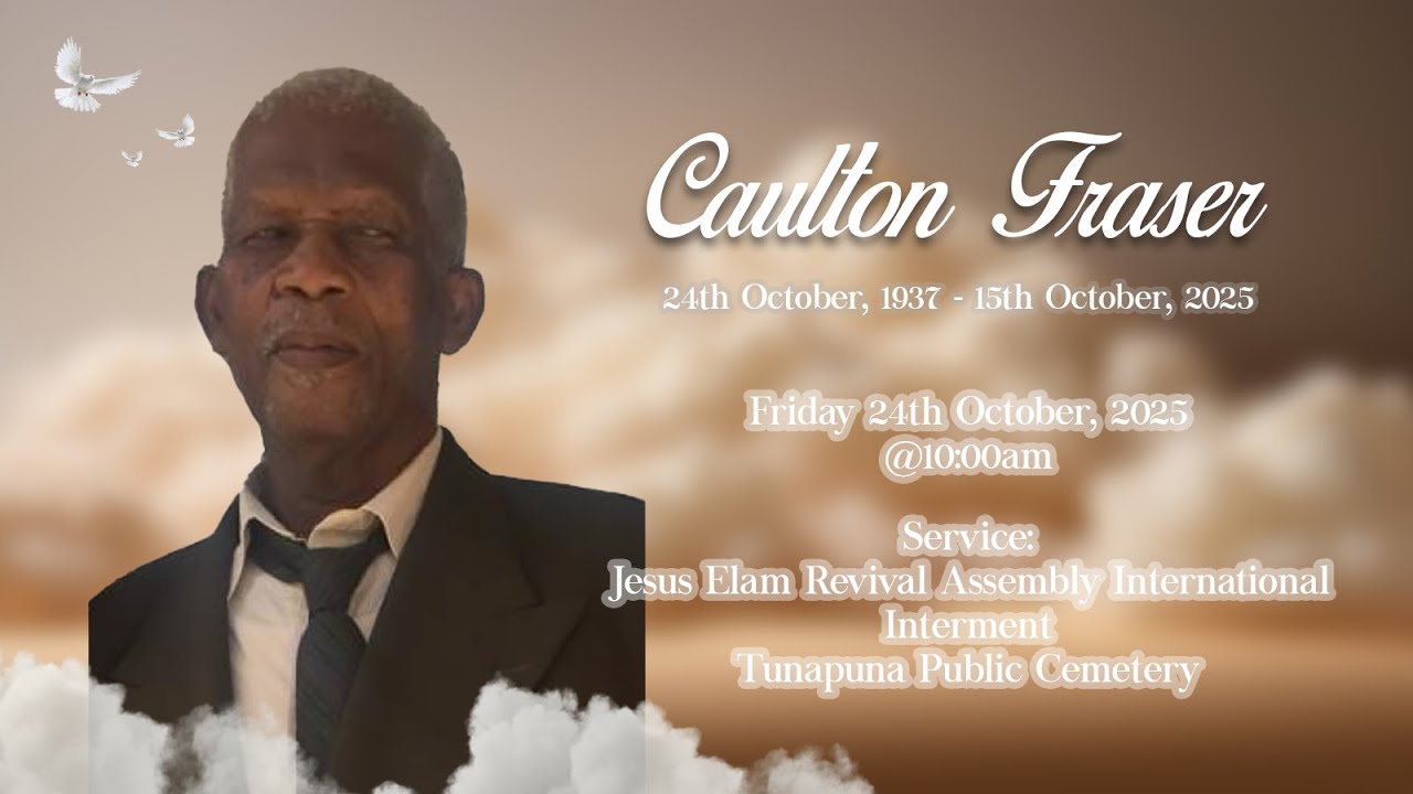In Loving Memory Of Caulton Fraser - YouTube