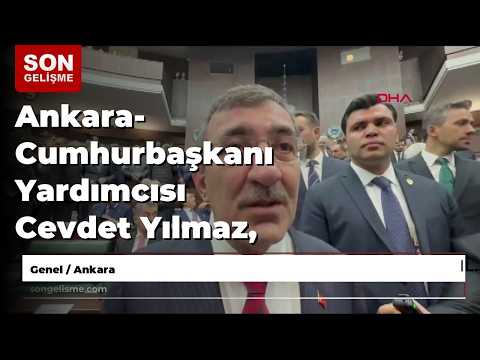 Ankara- Cumhurbaşkanı Yardımcısı Cevdet Yılmaz, gazetecilerin sorularını yanıtladı