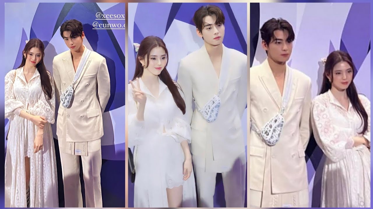 Cha eun Woo & Han Sohee shows unreal visuals at Dior event after their ...