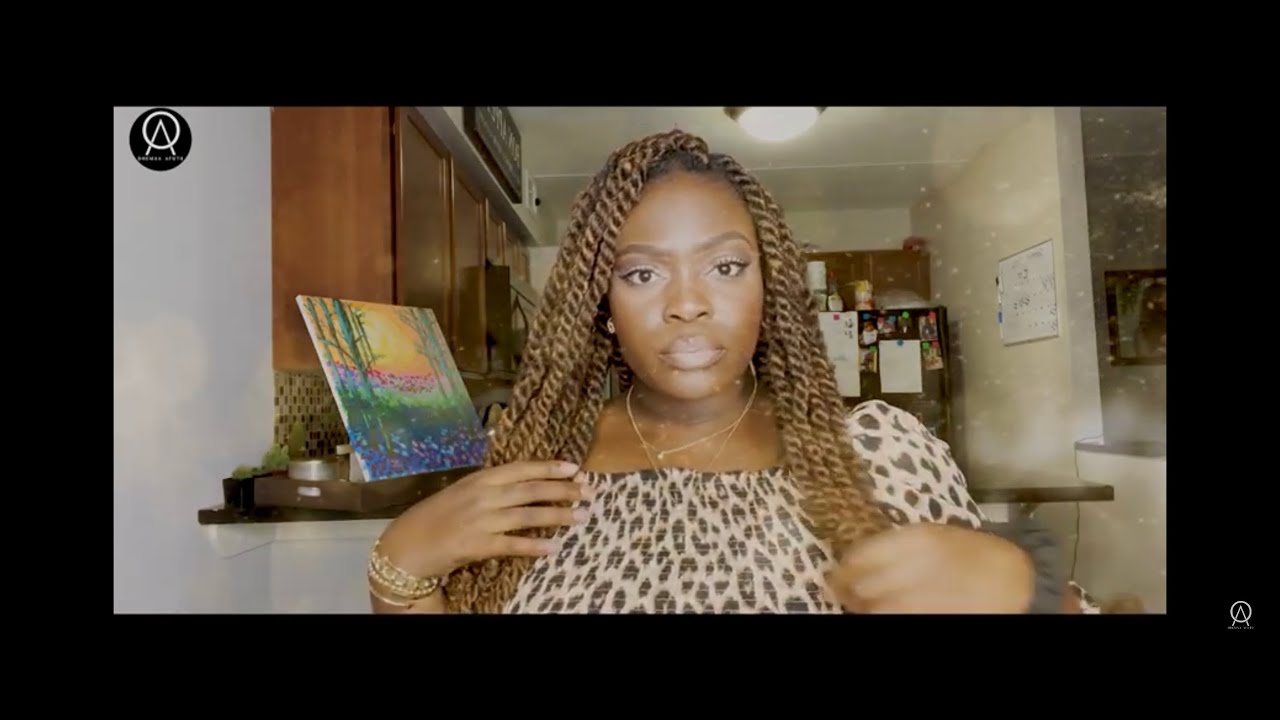 CURLY BOHO MARLEY TWIST (rubber band and knotless method) - YouTube