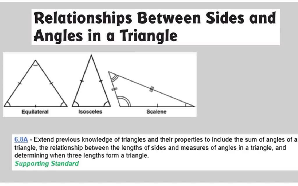 Angle/Side Relationship in Triangles - YouTube