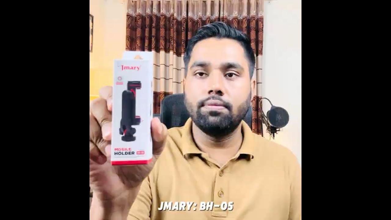 Best Accessory for Your Smartphone Setup? Jmary BH-05 Hands-On Review - YouTube