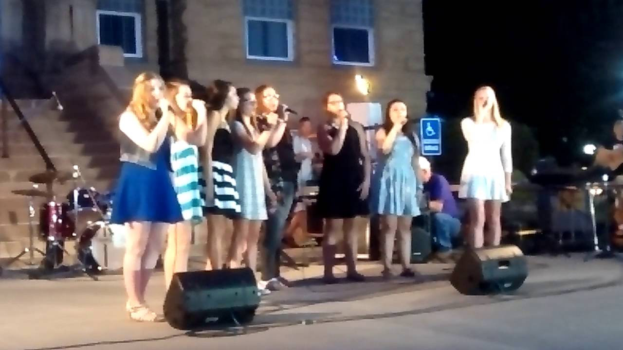Harlan Community High School vocal sings temporary home - YouTube