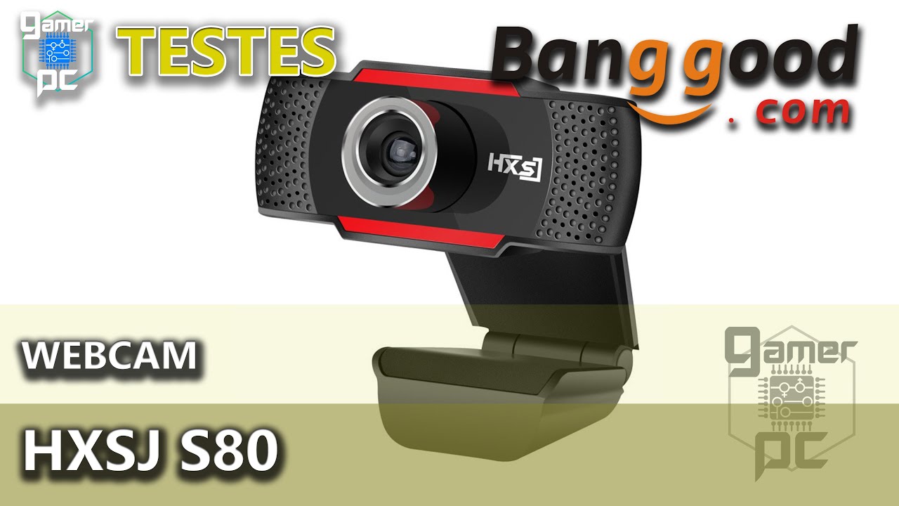 Review e testes - Webcam HXSJ S80 e comparativo com a Logi C920 - YouTube